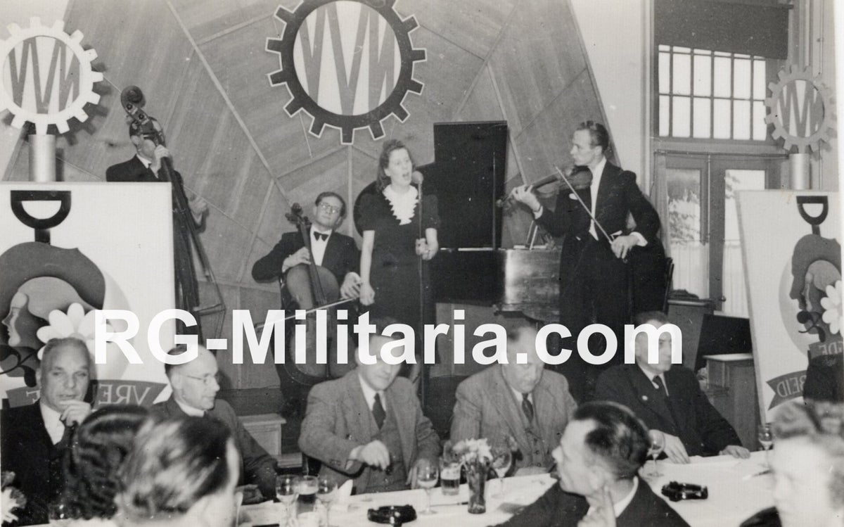 Original WW2 Dutch Collaboration NSB Press Photo - Gathering Personell ...