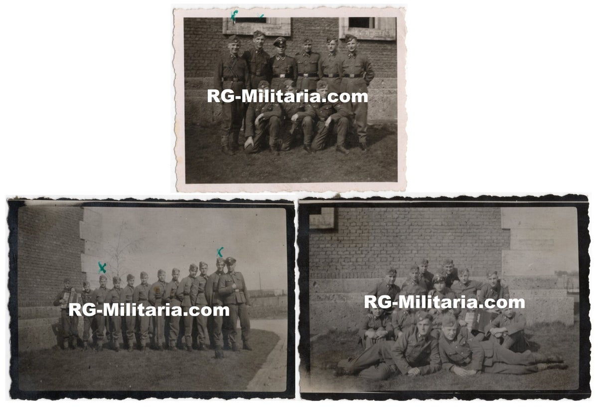 Original WW2 German Waffen SS Photo - SS group photos