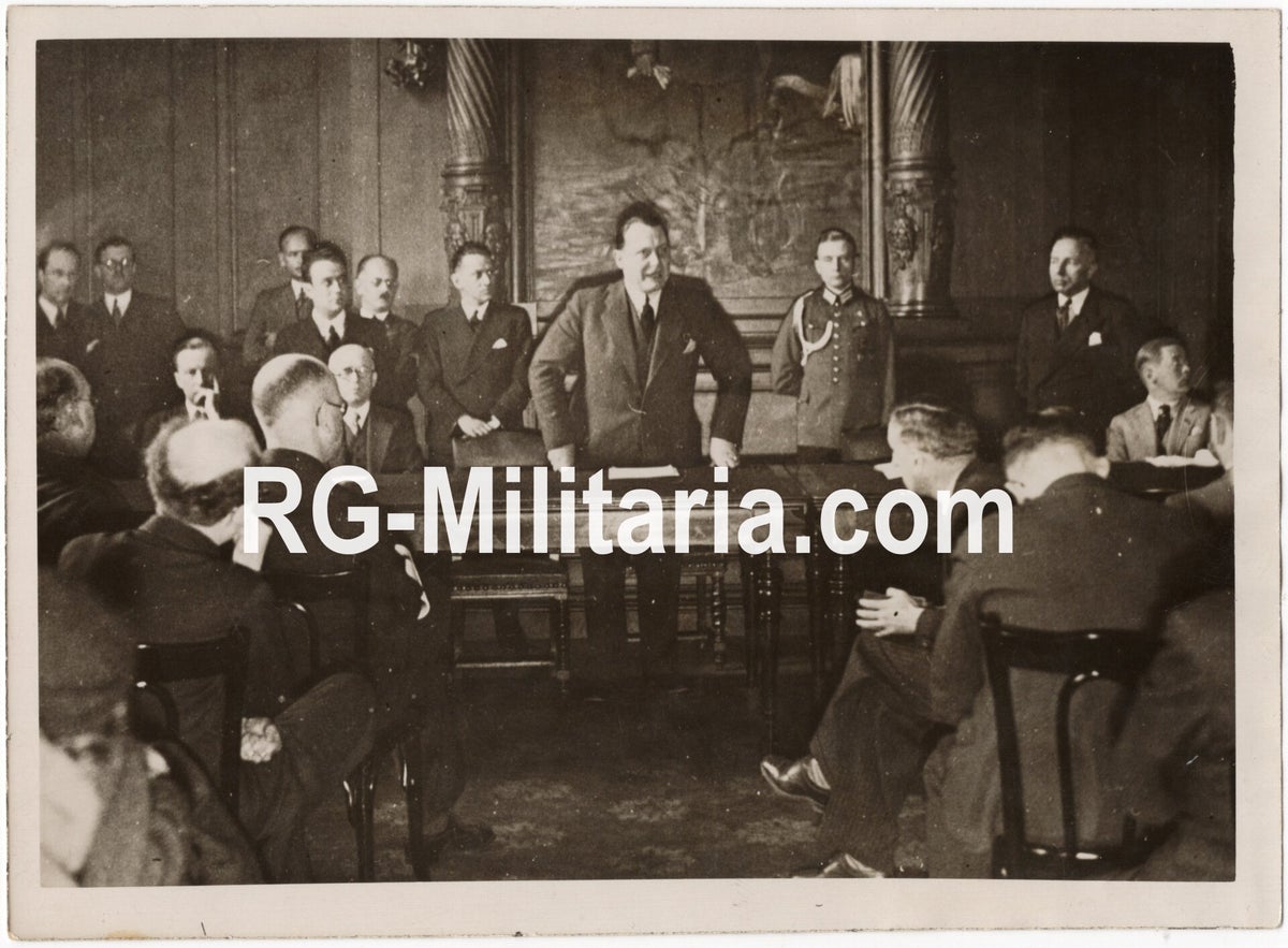 Original WW2 French Press Photo - Luftwaffe Reichsmarschall Hermann ...