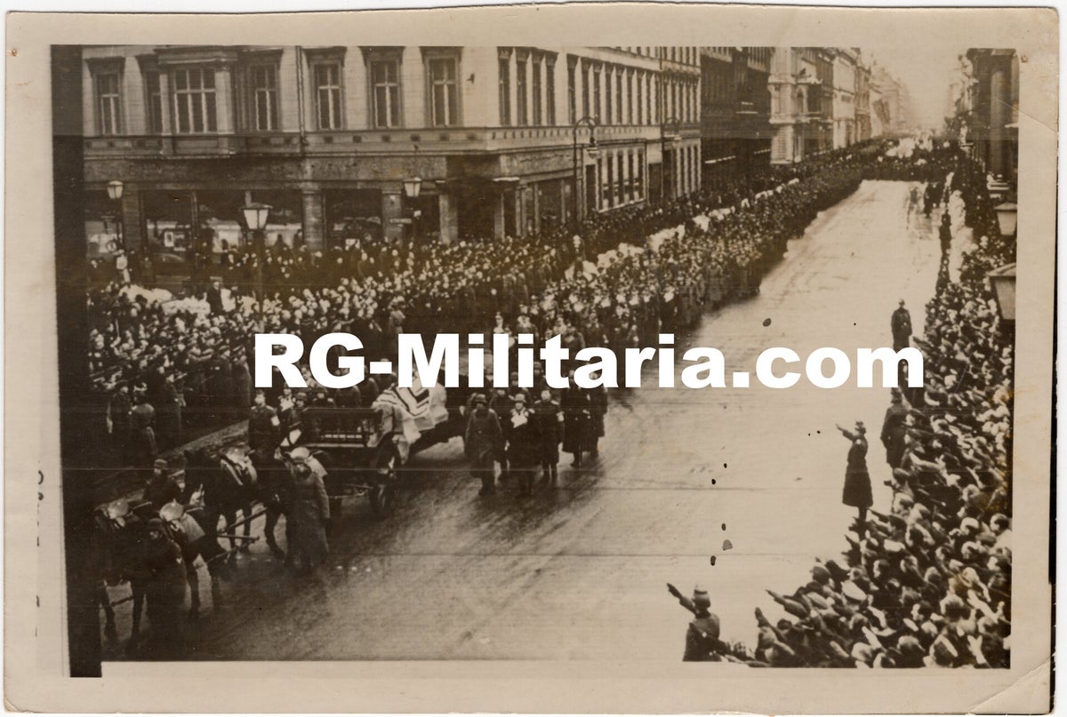 Original WW2 Dutch Press Photo - Funeral service of Dr. Fritz Todt ...