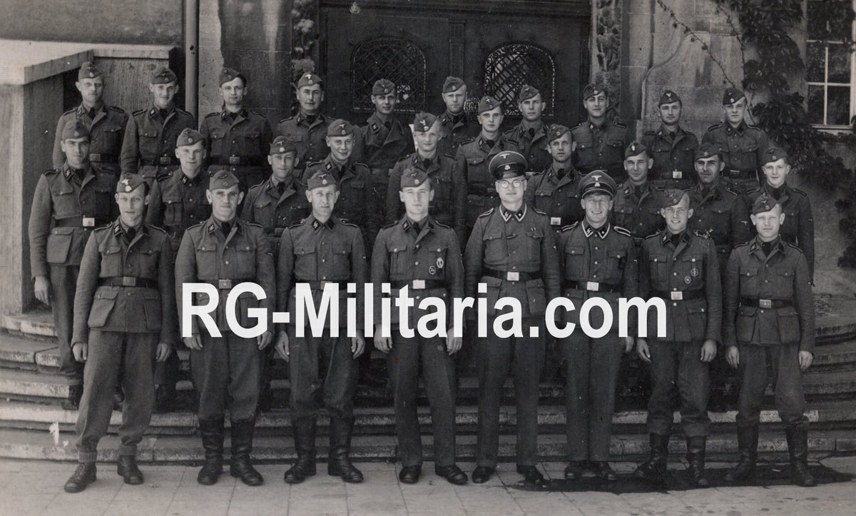 Original WW2 Duitse Waffen SS Photo - Waffen SS group photo