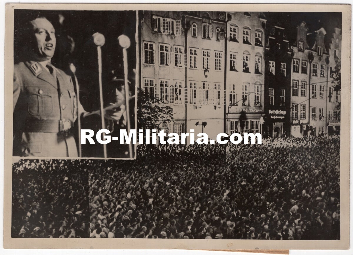 Original WW2 French Press Photo - Gauleiter Danzig, Albert Forster ...