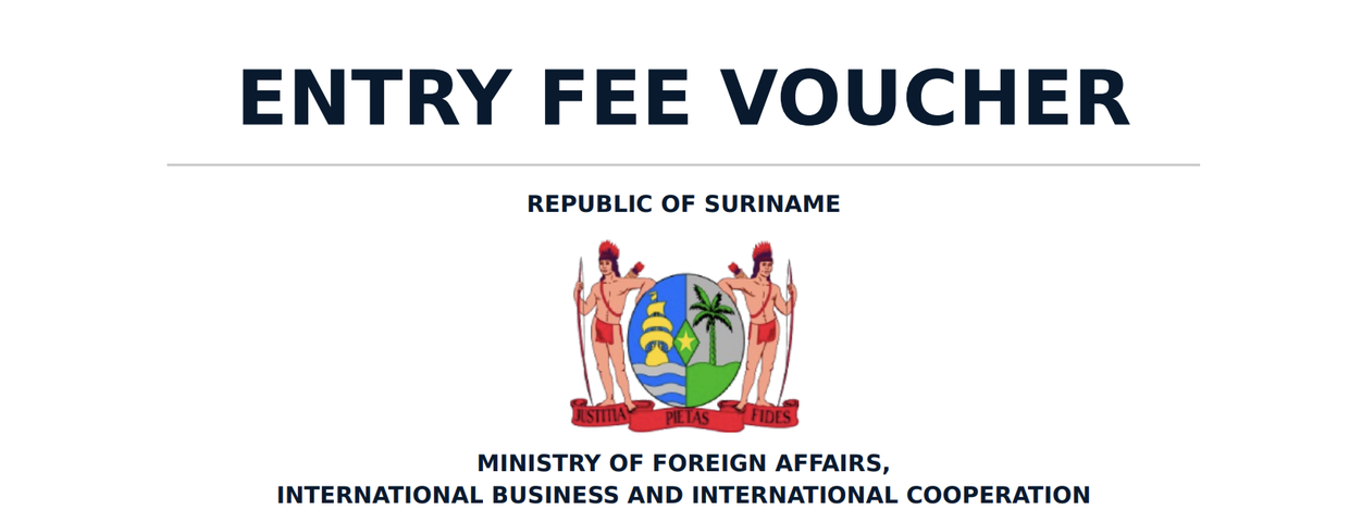 Entry Fee Suriname | RS TRAVEL - Laagste prijsgarantie
