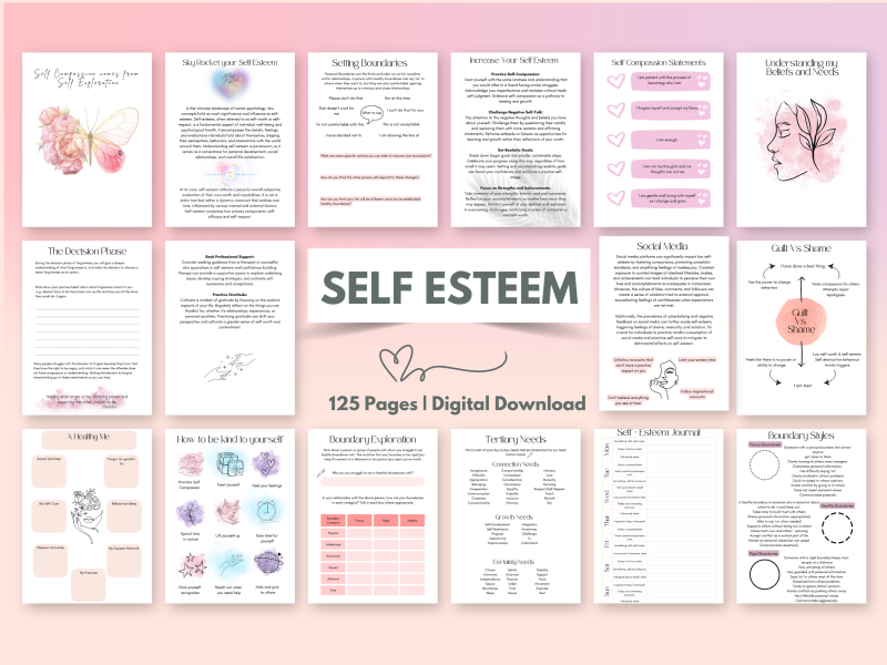 Self Esteem / Shop | Mindful Connections Co