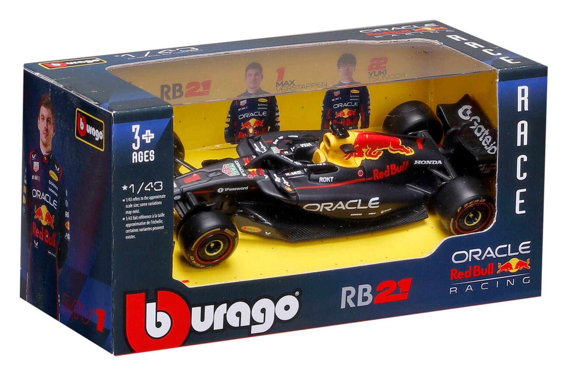 Bburago Red Bull RB21 Max Verstappen Formule 1 | Brinic Modelcars