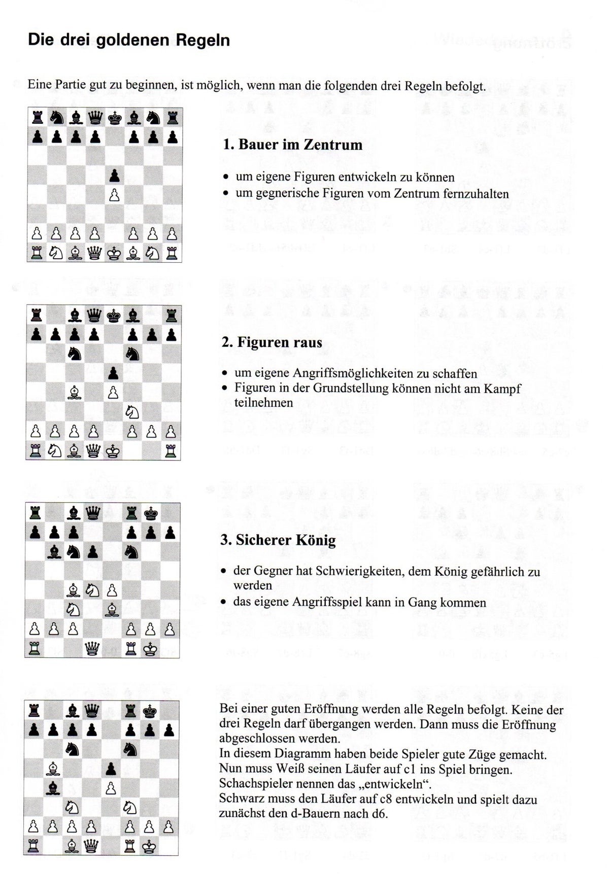 Die Eröffnung / 25.04.2023 / Lerninhalte 2022/2023 | AFG-Schach