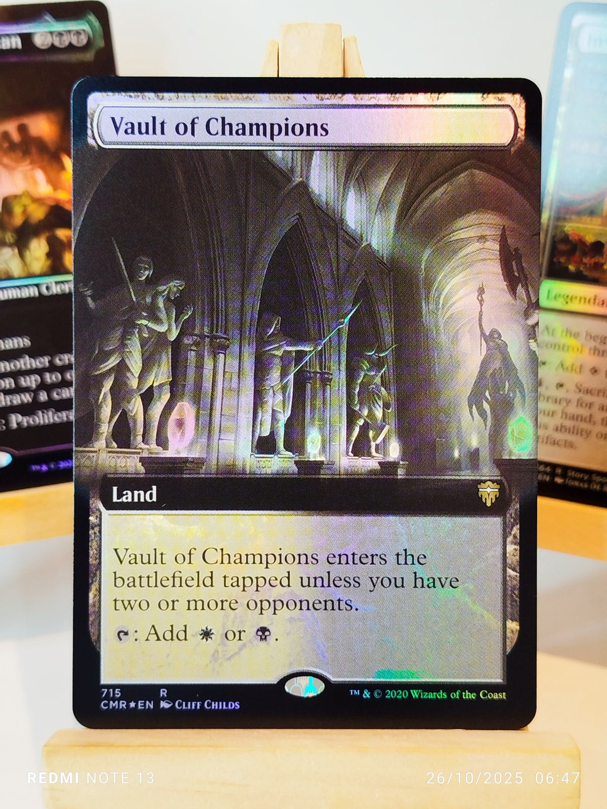 [F] Vault of Champions (Extended Art) - Commander Legends - Carte MTG ...