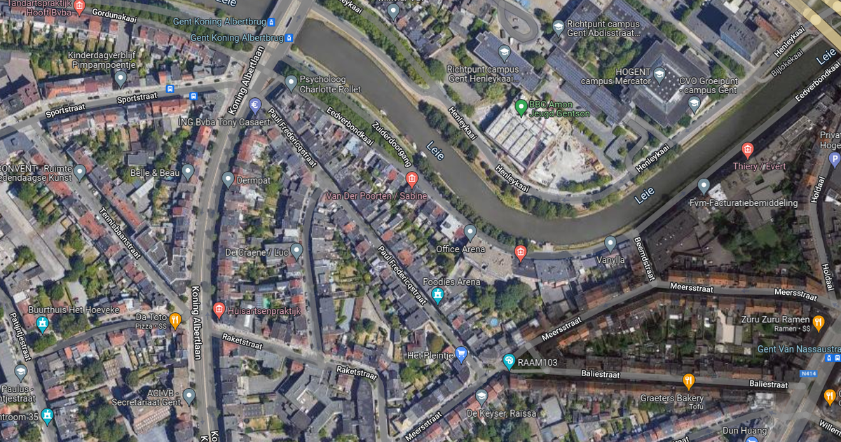 Paul Fredericqstraat / Straten P / Straten N - Z / Straten van Gent ...