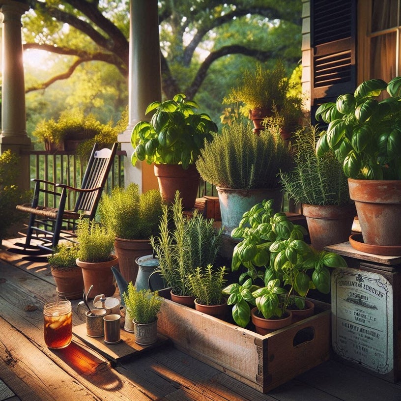 How to Start a Simple Southern Herb Garden / Blog | Hill House Haven