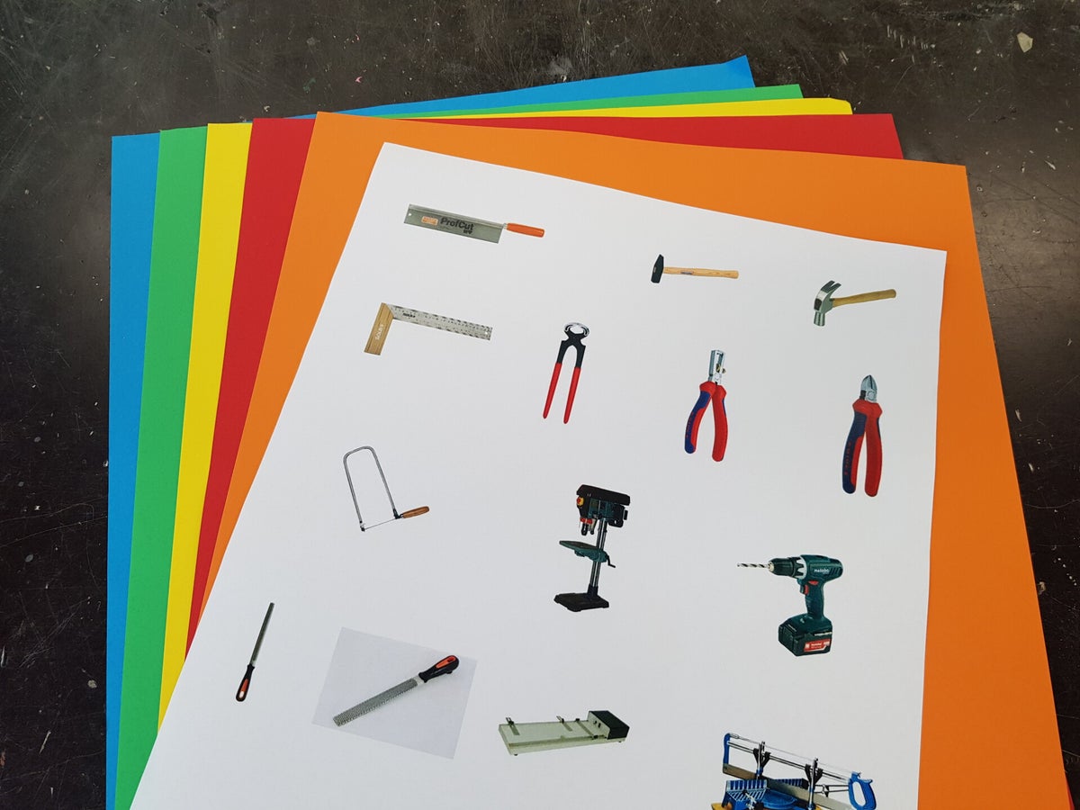 Gereedschap poster / Oefeningen | Techniek van Thijs
