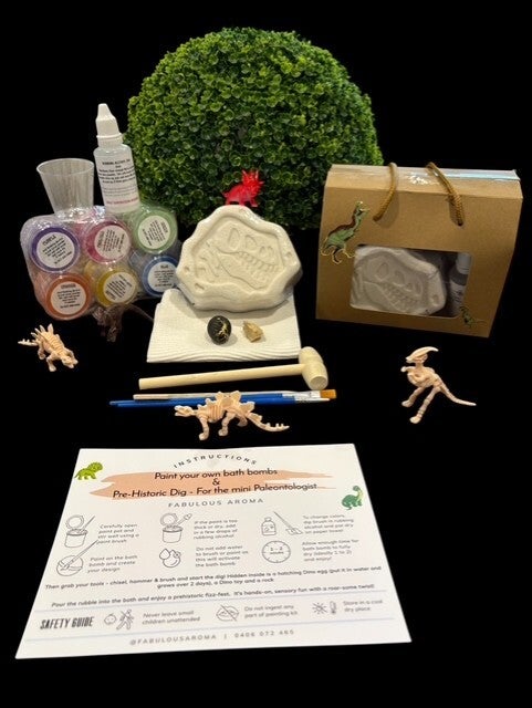 2 in 1 DINO DIG & paint your own Bath bomb adventure | Fabulous Aroma ...