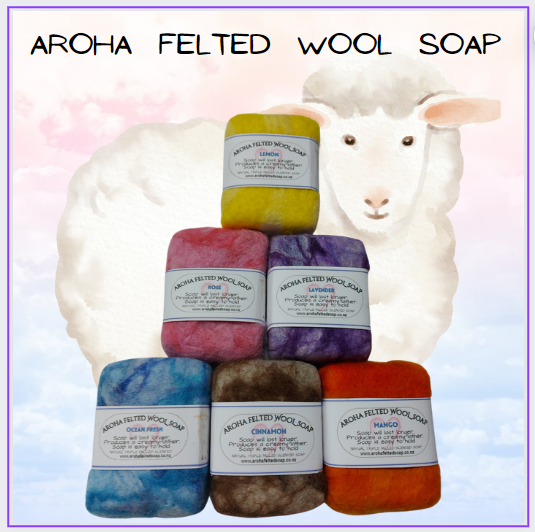 Aroha Felted Soap