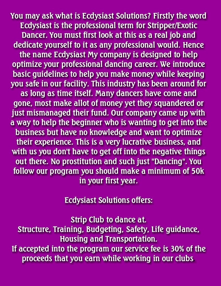 The Ecdysiast Solution Program | Stars