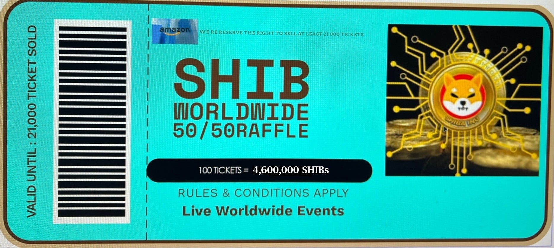 SHIB Worldwide 50/50 Raffle