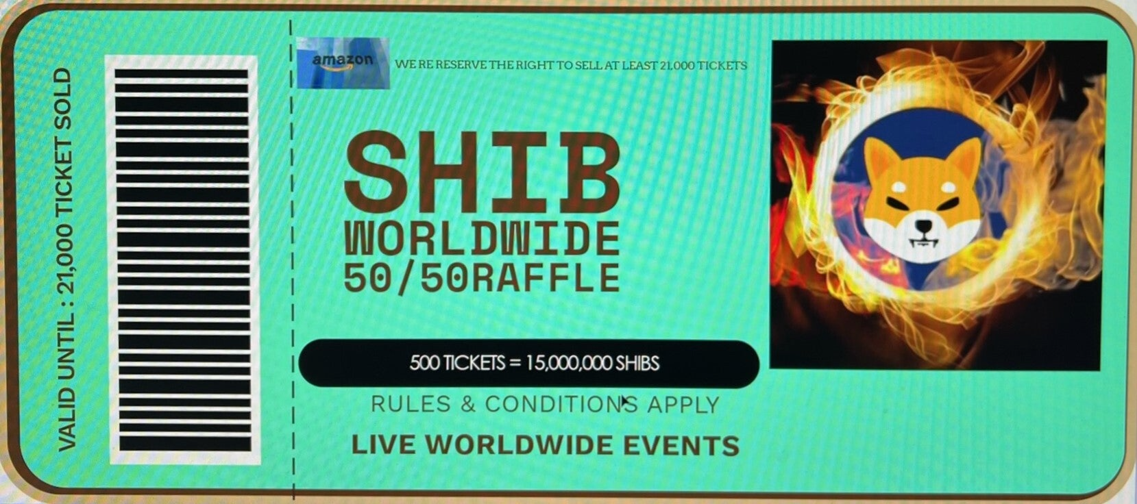 SHIB Worldwide 50/50 Raffle