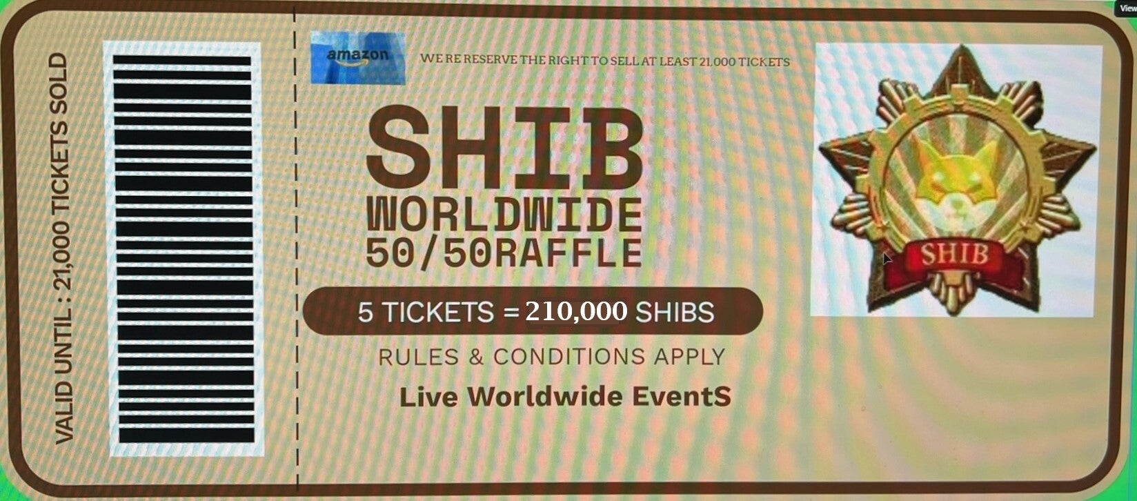 SHIB Worldwide 50/50 Raffle