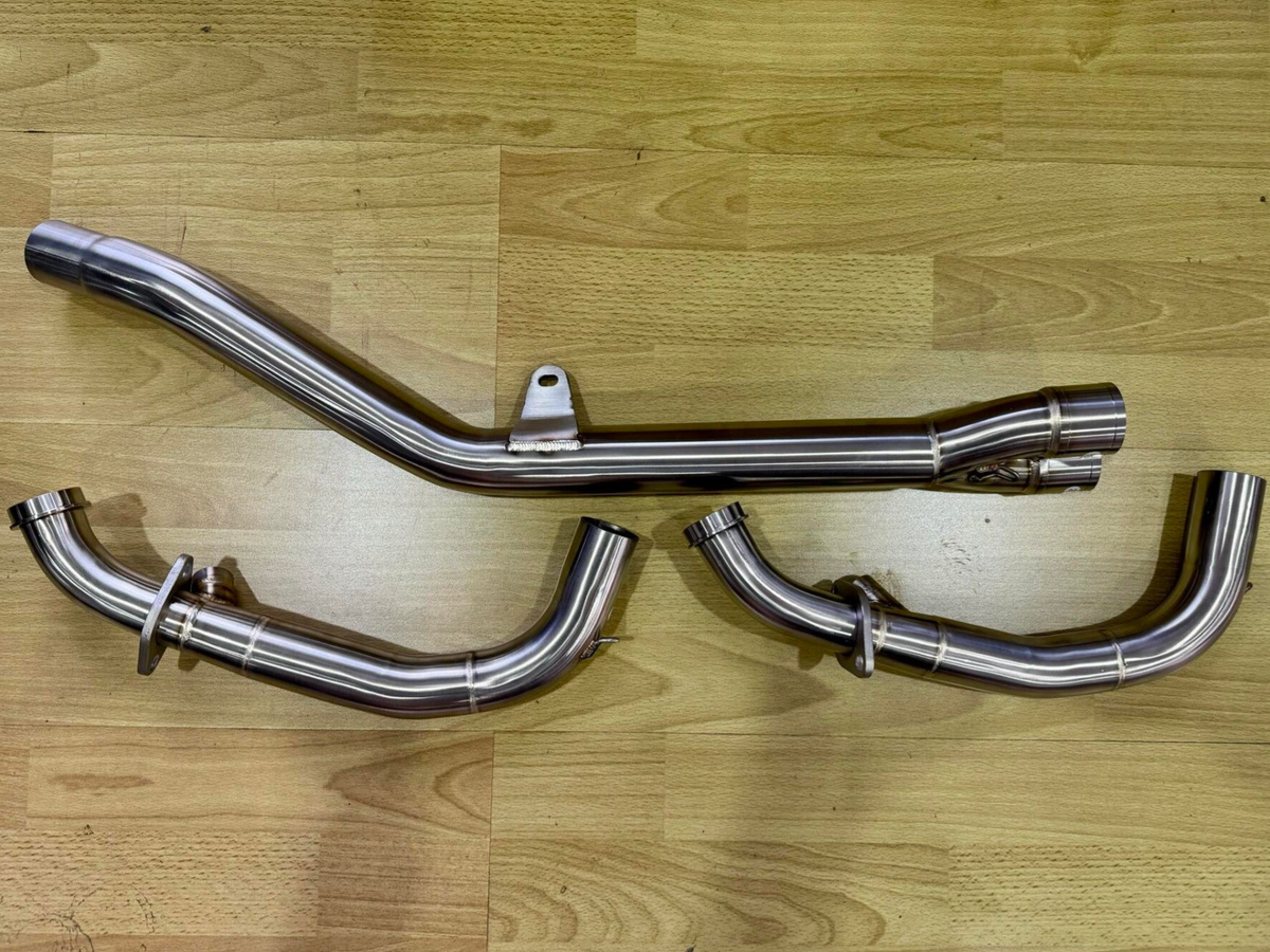 CFMOTO 450 MT STAINLESS STEEL PIPES | nobrand-parts.com