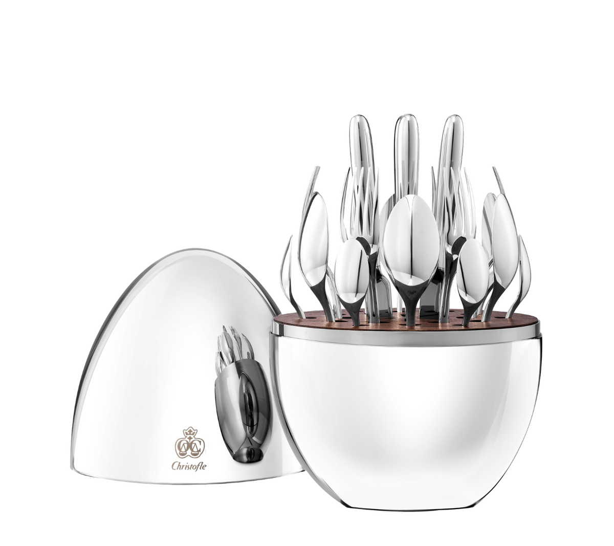Christofle Mood egg (set 24 pieces) | donum