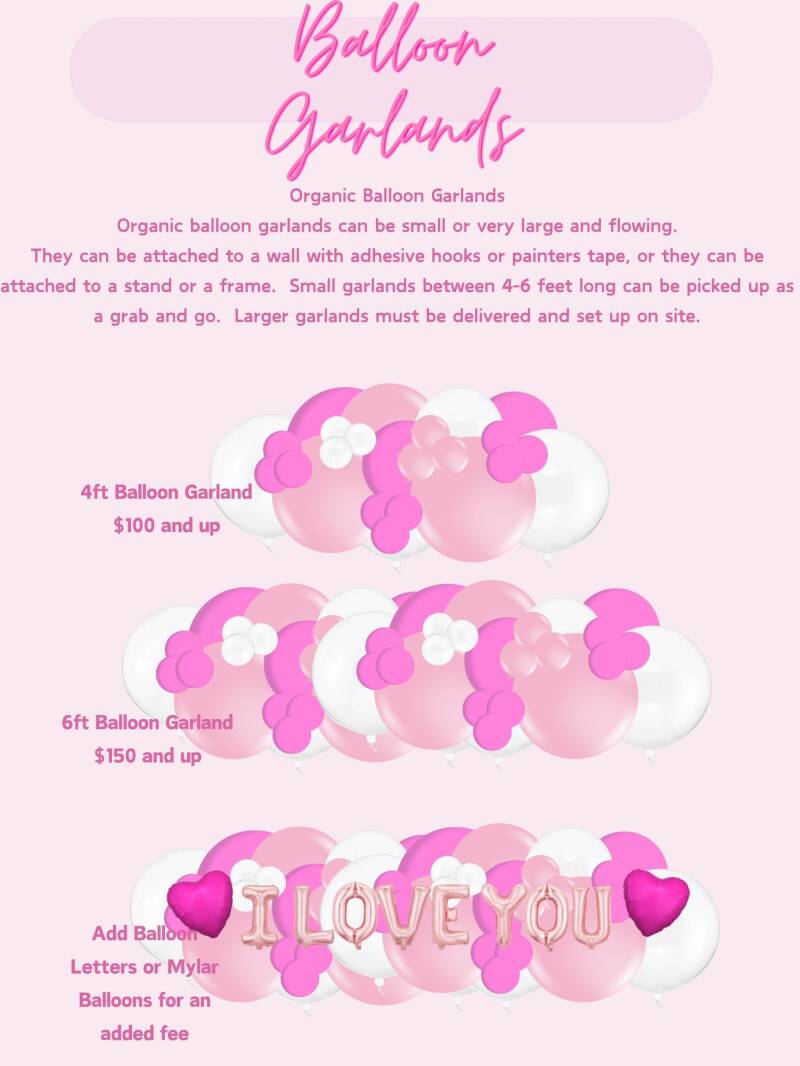 Balloon Garlands | Baddie's Balloons