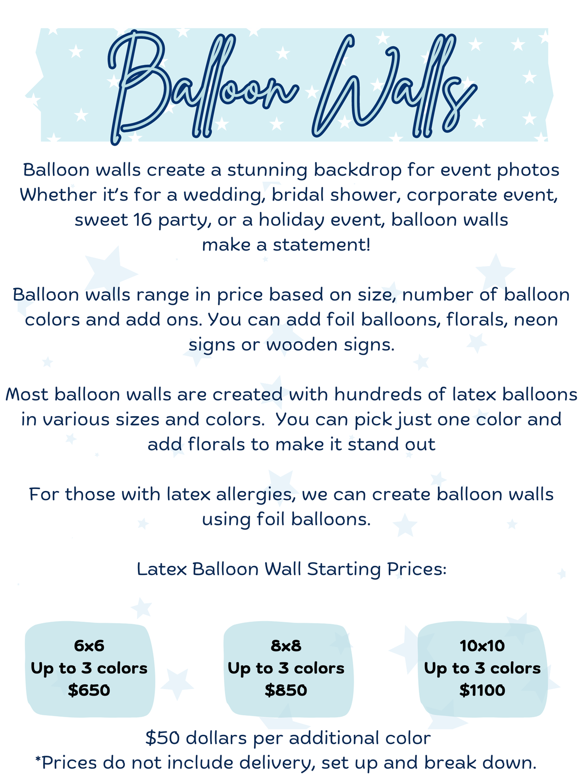 Balloon Walls | Baddie's Balloons