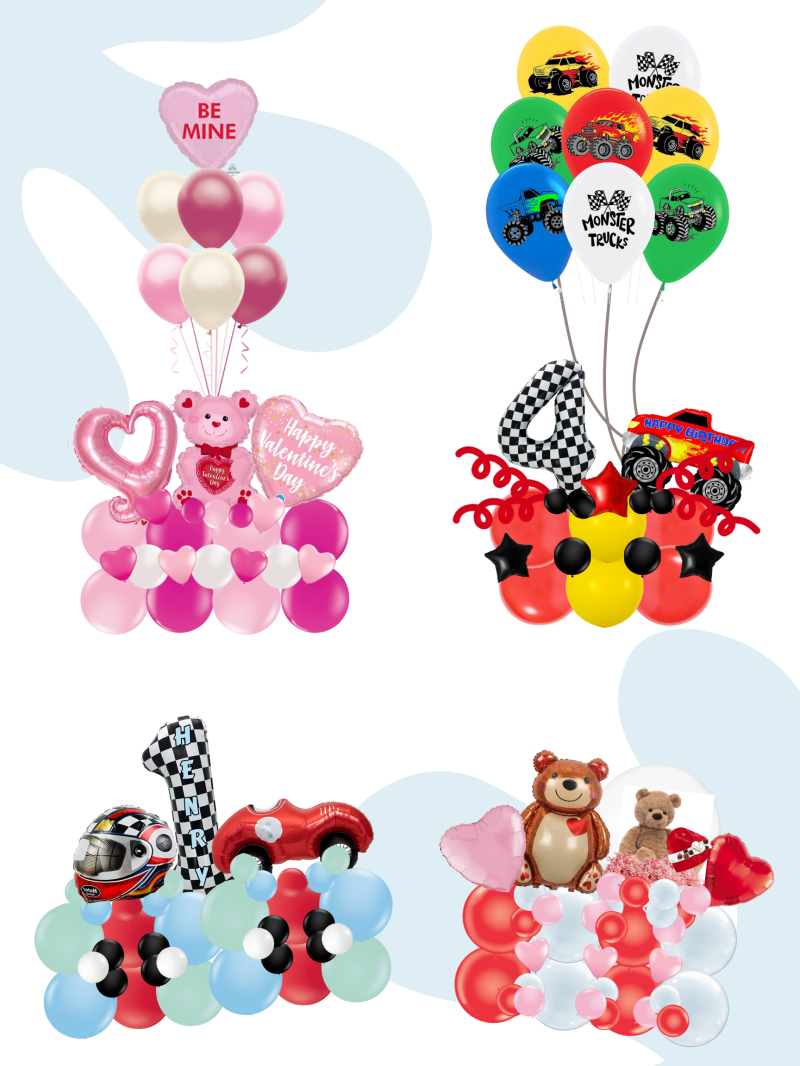 Balloon Bouquets and Centerpieces | Baddie's Balloons