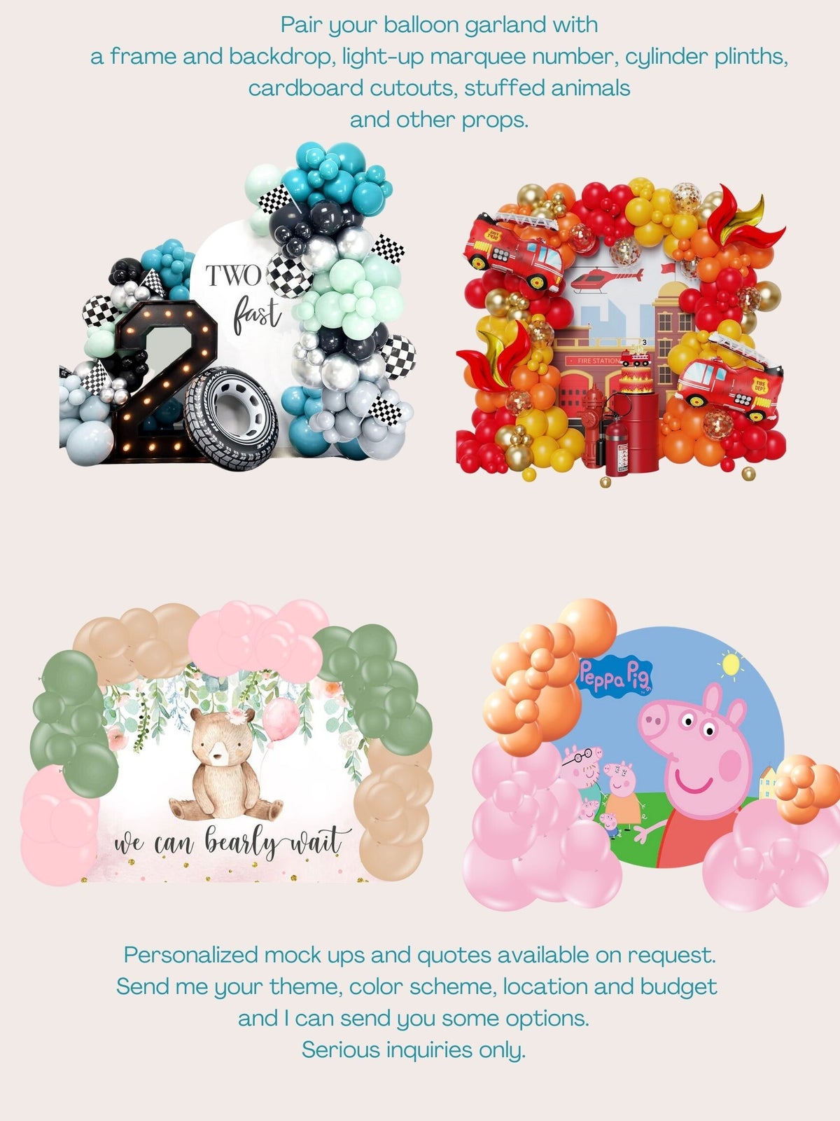 Balloon Garlands | Baddie's Balloons