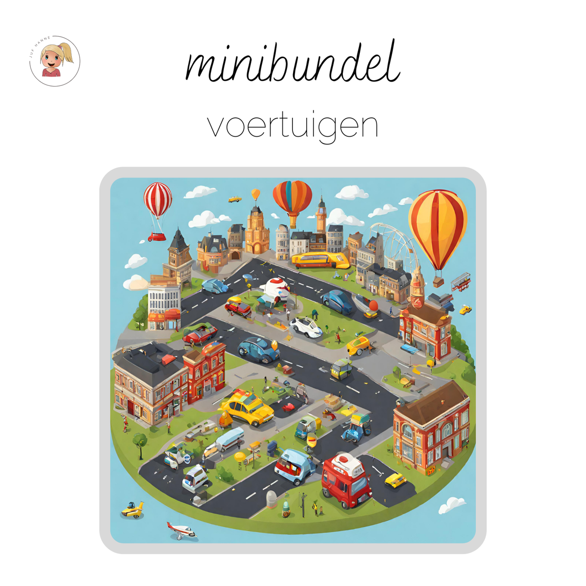 Voertuigen - minibundel / Voertuigen / Thema's | Juf Hanne