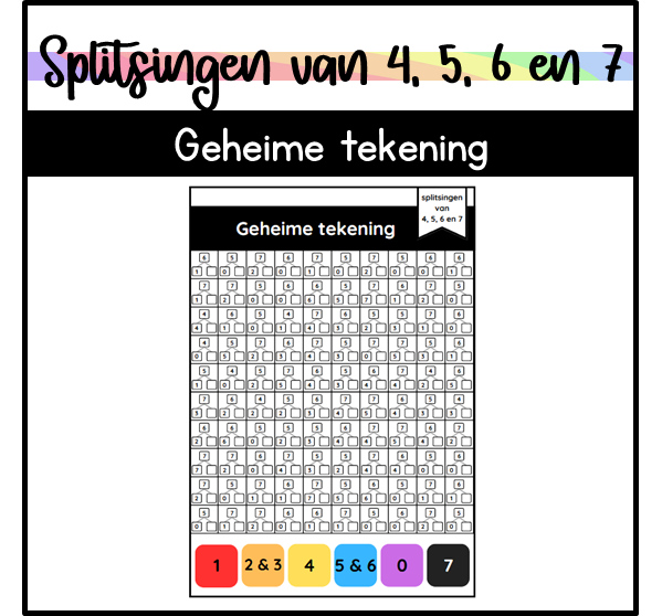 Rekenen | Groep 3 | Splitsen | Inspie Juffie