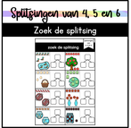 Rekenen | Groep 3 | Splitsen | Inspie Juffie