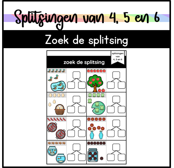 Rekenen | Groep 3 | Splitsen | Inspie Juffie
