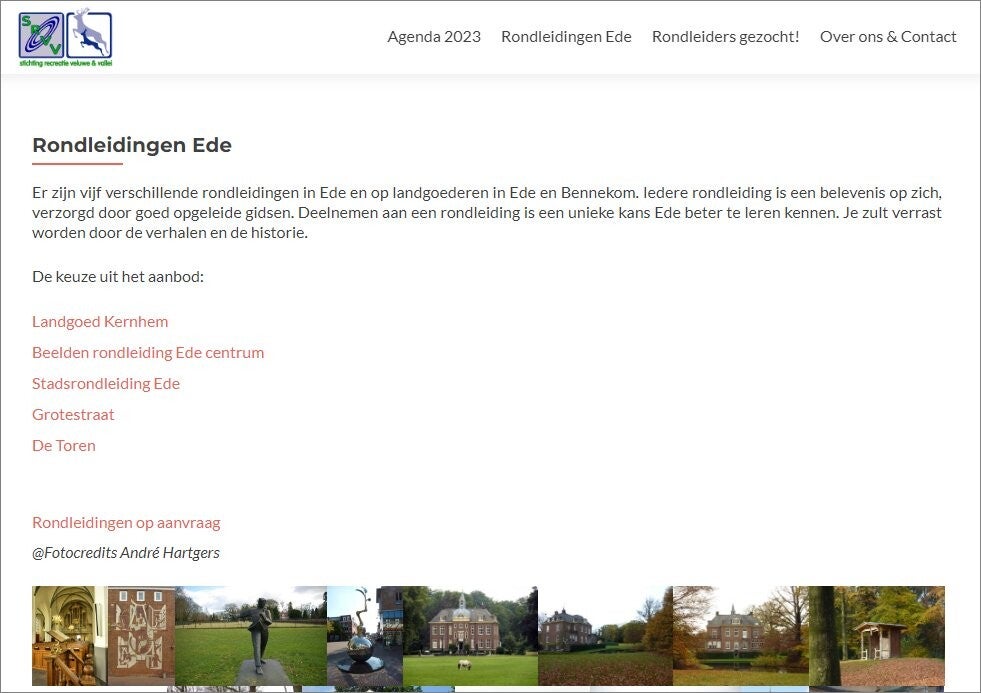 Rondleidingen door Ede / In de benen / Zelf actief / Verken | Atlas van Ede