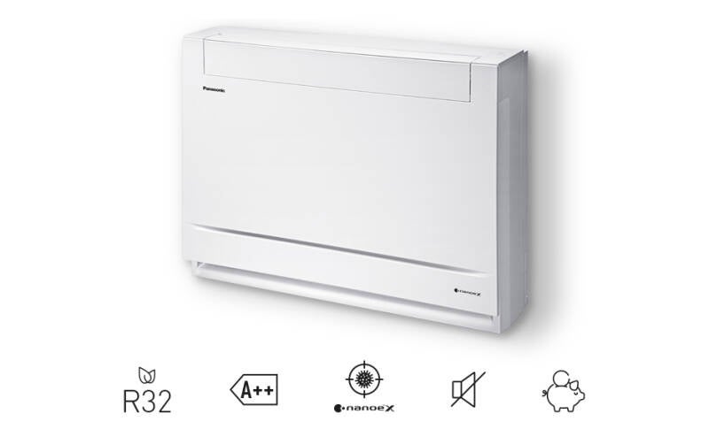 Panasonic Warmtepomp Airco Verwarming Etherea vloermodel