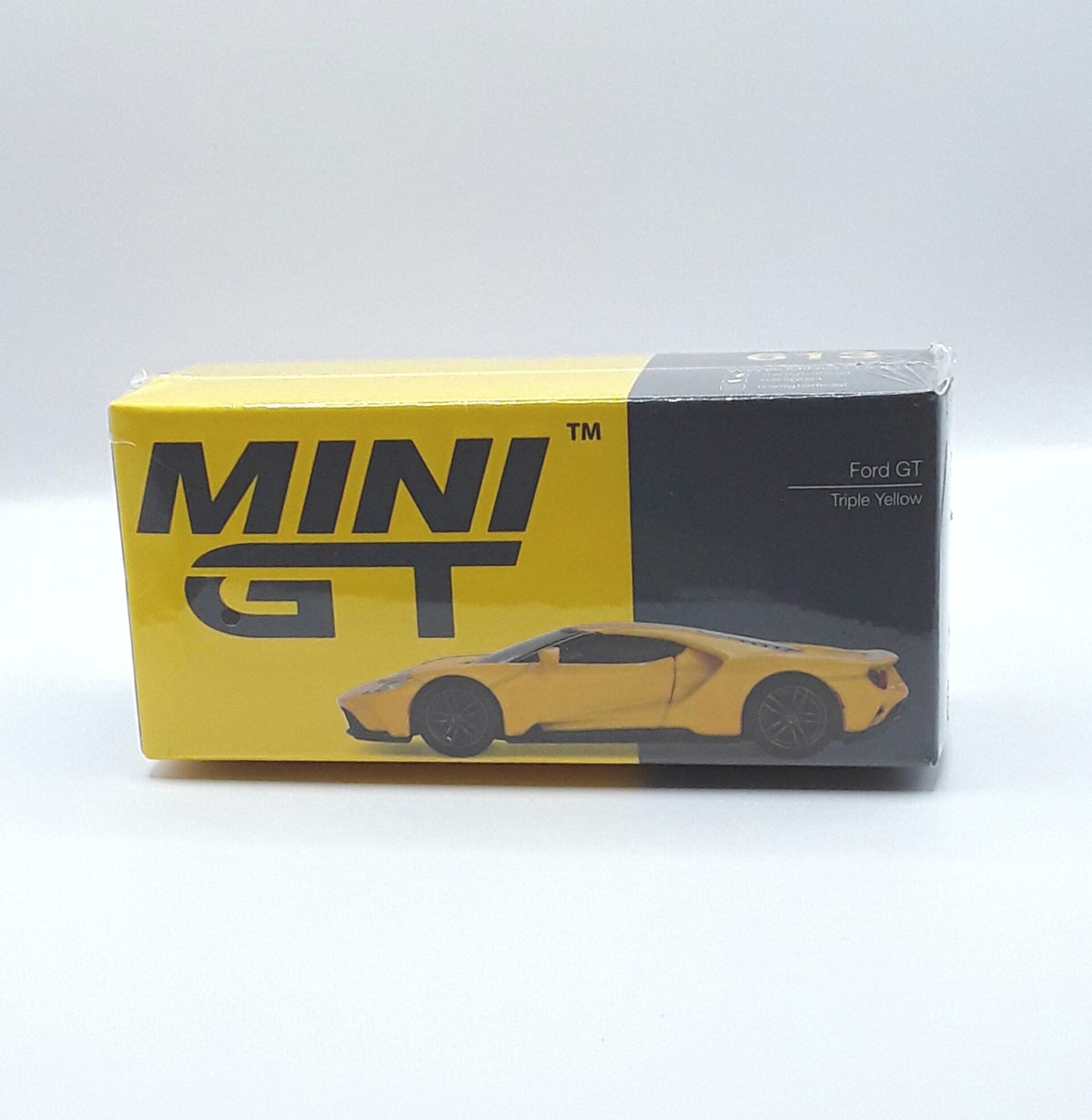 MINI GT 1/64 FORD GT TRIPLE YELLOW | www.minicarspecials.co.uk