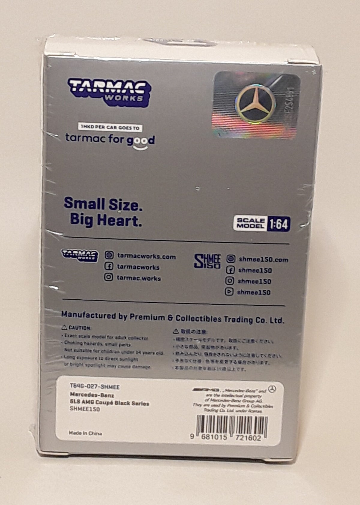 TARMAC WORKS 1/64 GLOBAL64 SHMEE150 MERCEDES-BENZ SLS AMG COUPE BLACK ...