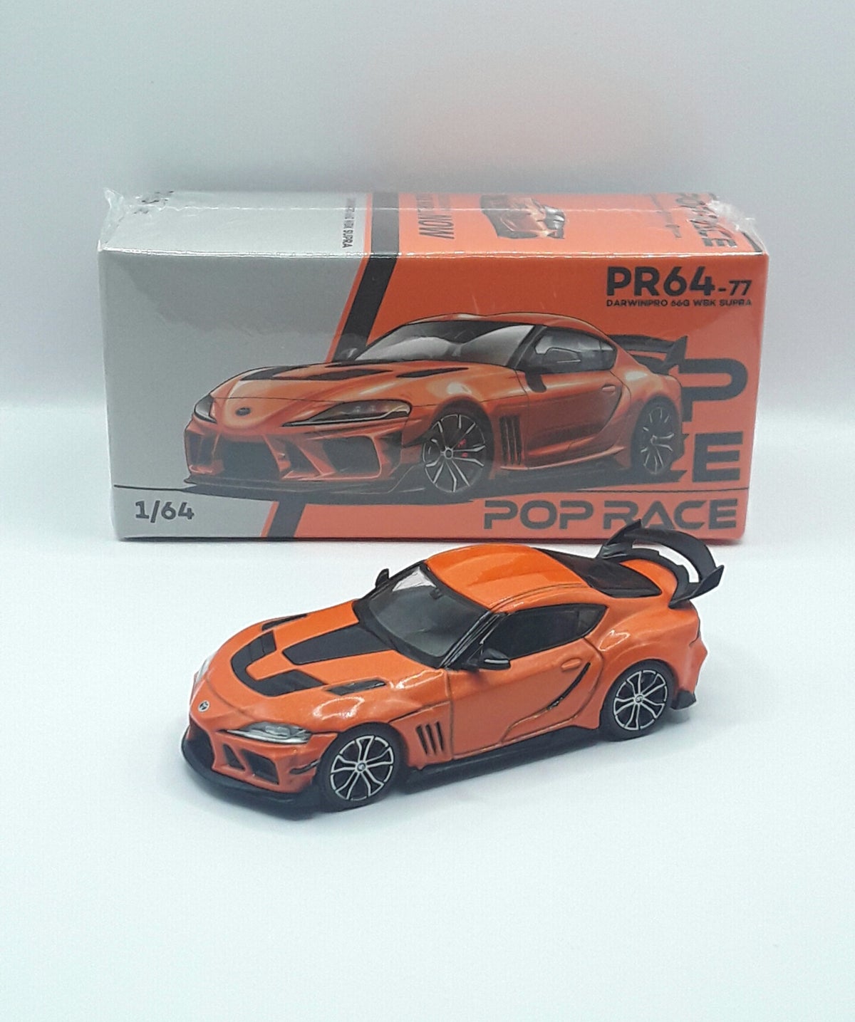 POP RACE 1/64 TOYOTA SUPRA DARWIN PRO 66G NWB | www.minicarspecials.co.uk