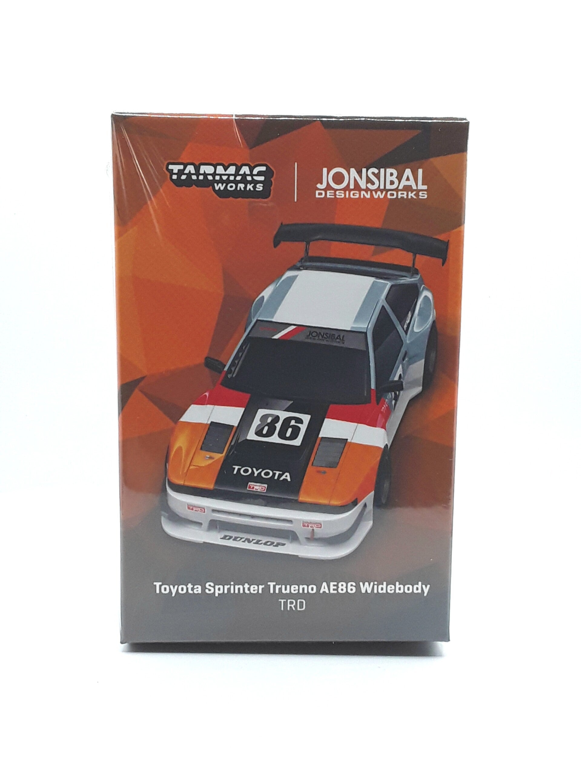TARMAC WORKS 1/64 GLOBAL64 TOYOTA SPRINTER TRUENO AE86 WIDEBODY TRD JON ...