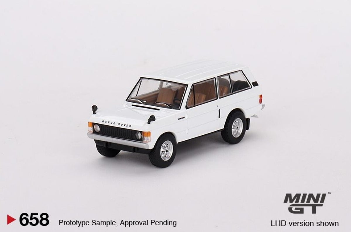 MINI GT 1/64 RANGE ROVER DAVOS WHITE R.H.D | www.minicarspecials.co.uk
