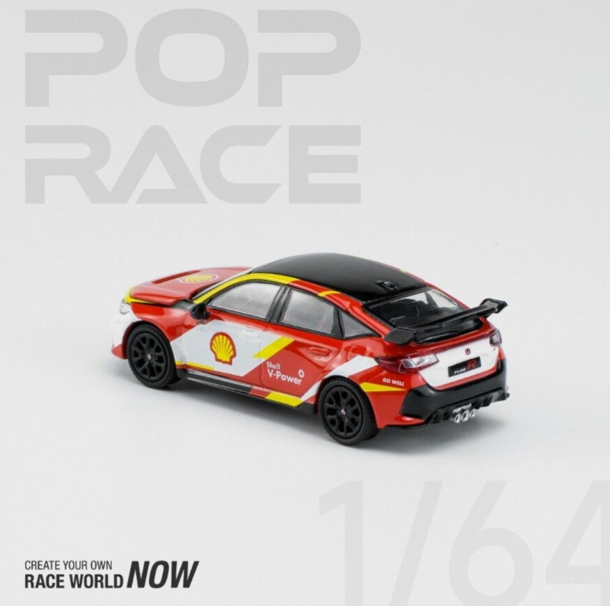 POP RACE 1/64 SHELL HONDA CIVIC TYPE R FL5 | www.minicarspecials.co.uk