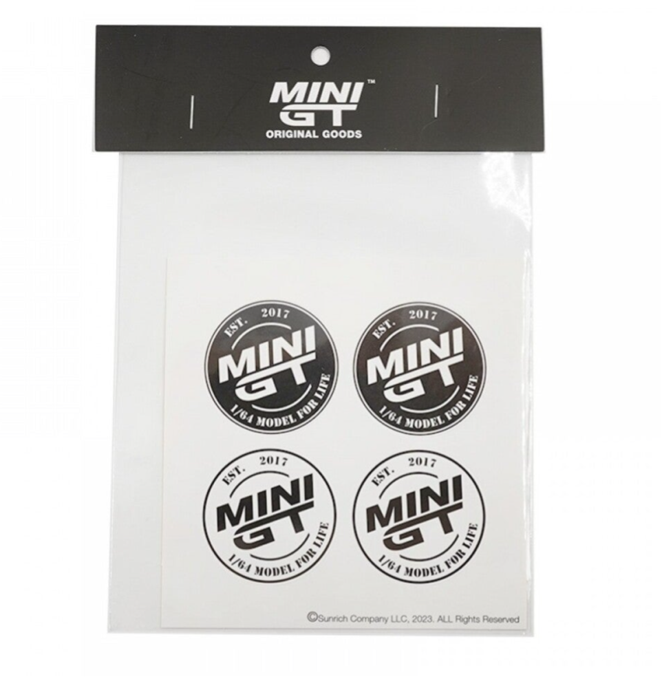 MINI GT ROUND LOGO MINI GT STICKER SET | www.minicarspecials.co.uk