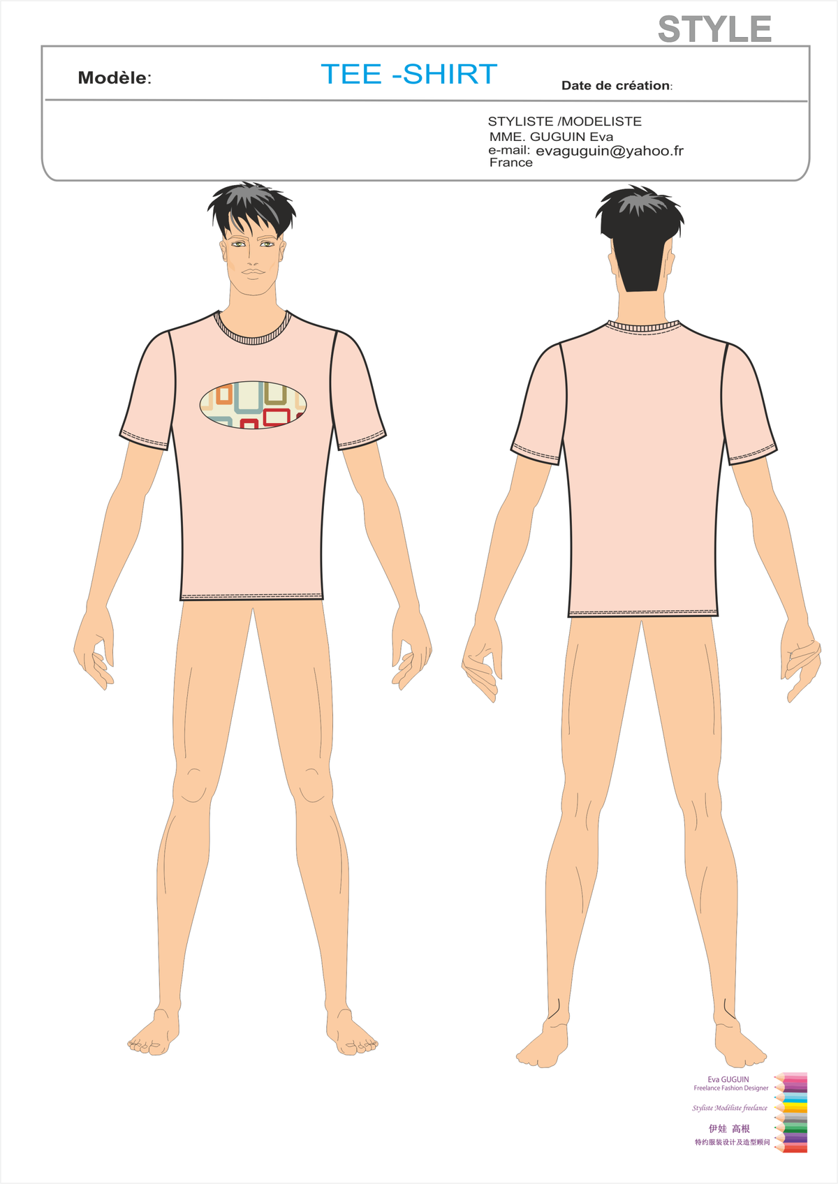 CROQUIS DE MODE/STYLISME MODÉLISME /CRÉER SA MARQUE