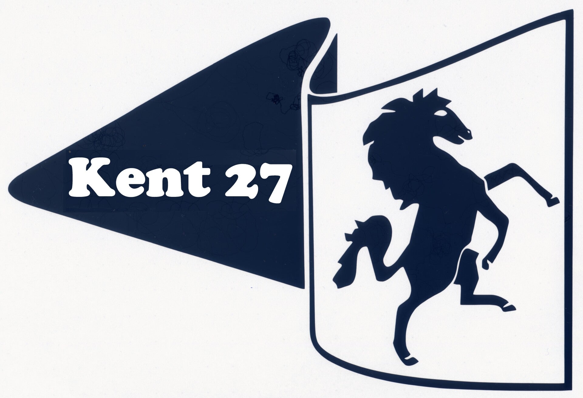 Kent logo stickers vlag met paard / Romp, Dek en Kajuit / Techniek ...