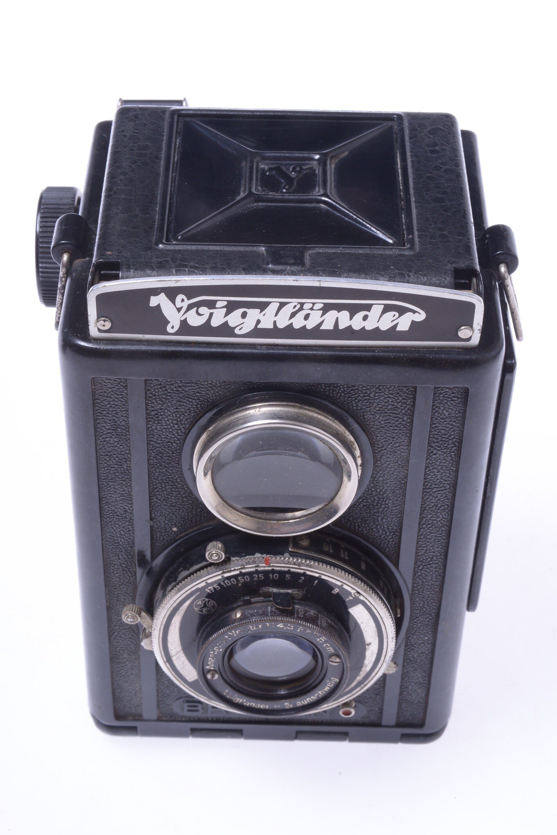 VOIGTLANDER BRILLANT V6 TLR CAMERA 6X6CM 120 ROLL FILM VOIGTAR 75MM ...