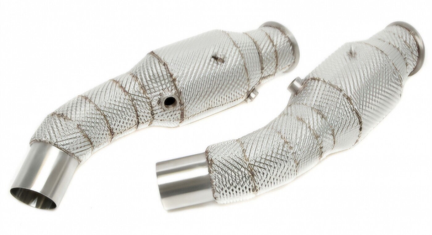 DOWNPIPE RVS 200 CELLS SPORT KATS, 3 INCH ALFA ROMEO STELVIO 2.9L V6 ...