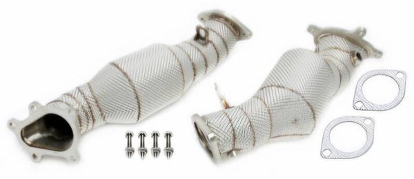 SET DOWNPIPES SPORT KATS MET HITTESCHILD 3" NISSAN GTR-R35 2007 ...