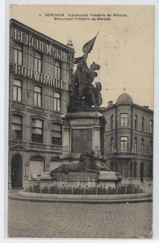 Inhuldiging Monument Fr. de Merode, dd 27.8.1905 / Bijdragen BERCHEM ...