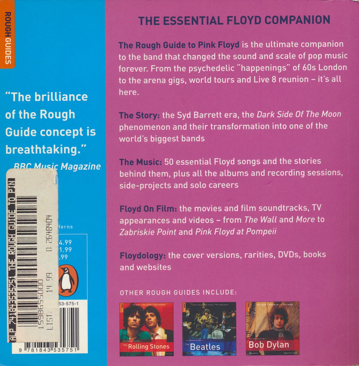 Pink Floyd - The Rough Guide To Pink Floyd - Toby Manning [UK] - Book ...