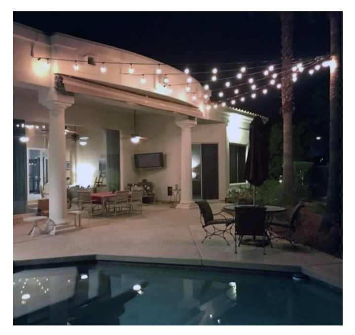Outdoor String Light Ideas / Outdoor String Lights / Services | Saint ...