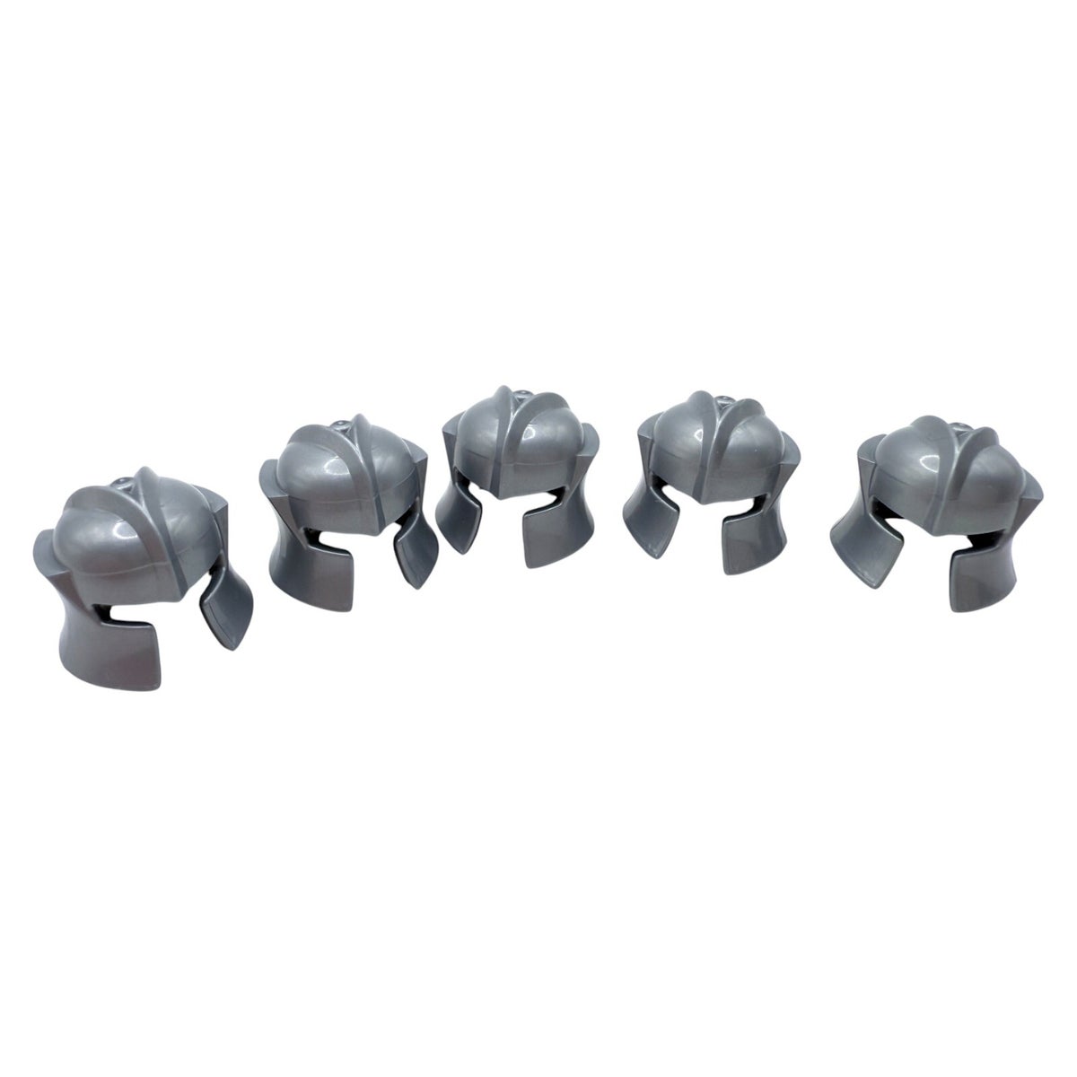 LEGO® 5x Dark Knight Helm silber metallic 6487209 48493 Ritter Helm ...
