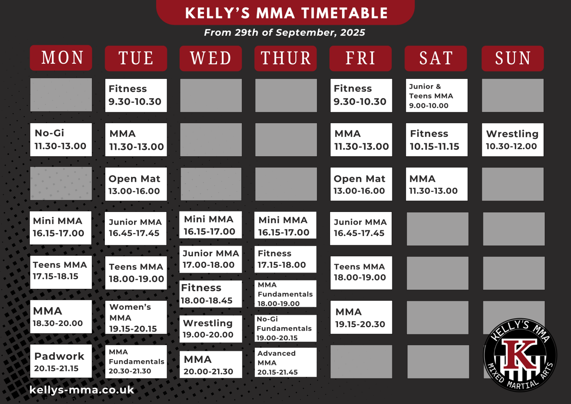 Kelly's MMA