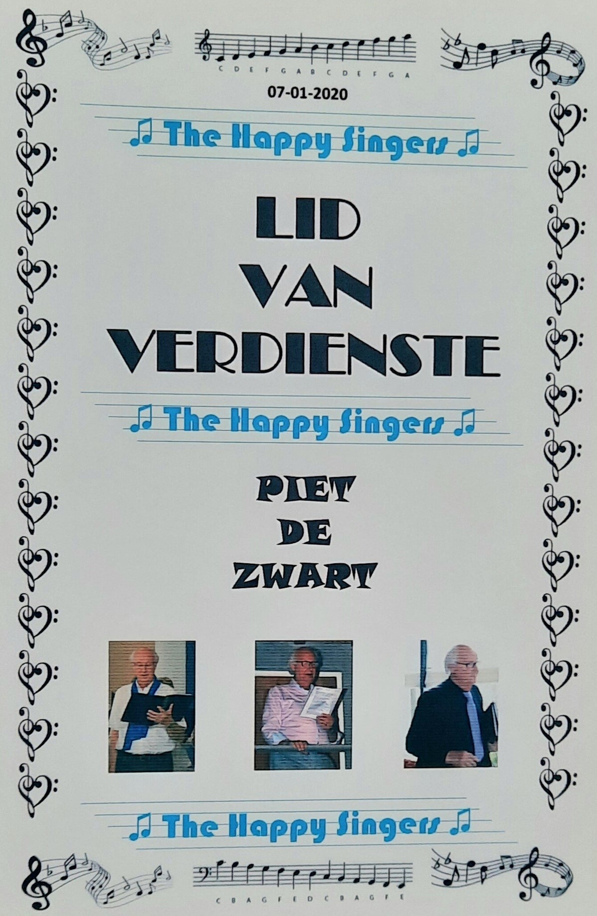 Wie zijn wij ? | THE HAPPY SINGERS